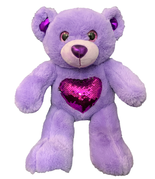 Purple Bear Make-A-Bear Home Pack (Glitz) – Marlowe's Makes Imagiplay